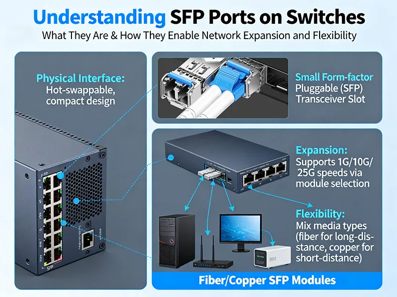 Was der SFP-Port eines Switches ist und wie er Netzwerkerweiterung und ...